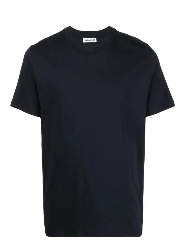 JIL SANDER Round-neck-short-sleeve T-shirt - Blue