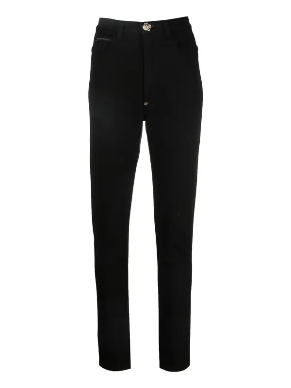 Philipp Plein High-rise Super-skinny Jeans - Black