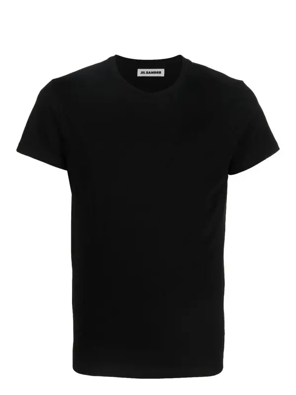 JIL SANDER Short-sleeve Cotton T-shirt - Black