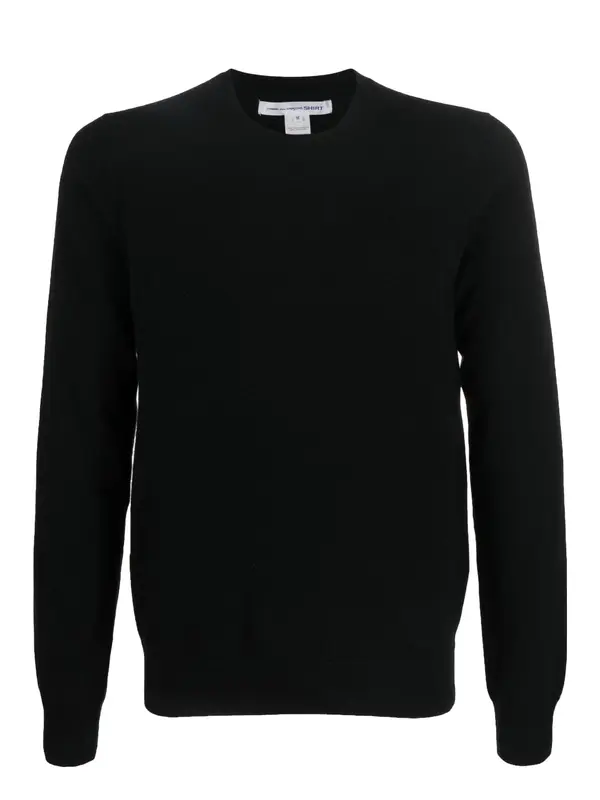 Comme Des Garçons Wool Sweater - Black