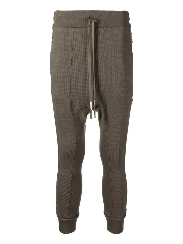 Boris Bidjan Saberi Drawstring-fastening Waistband Trousers - Green