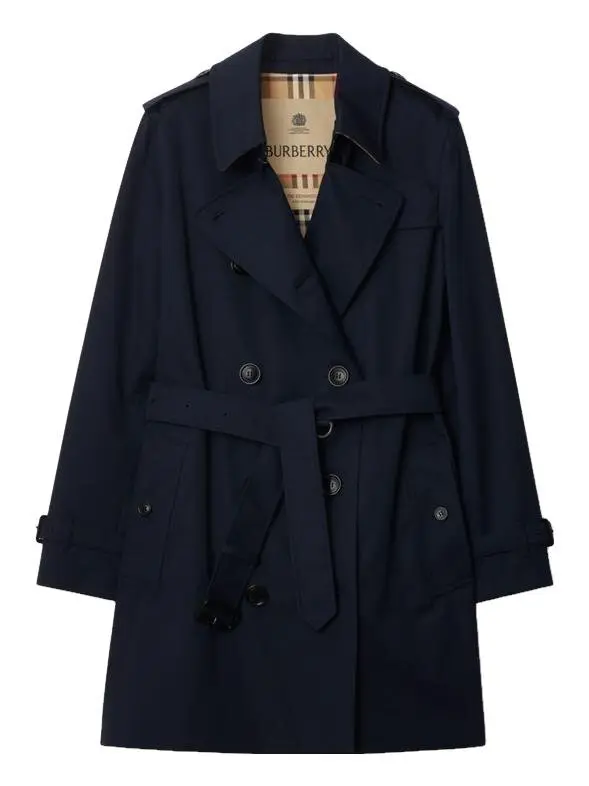 Burberry The Kensington Heritage Trench Coat - Coal Blue