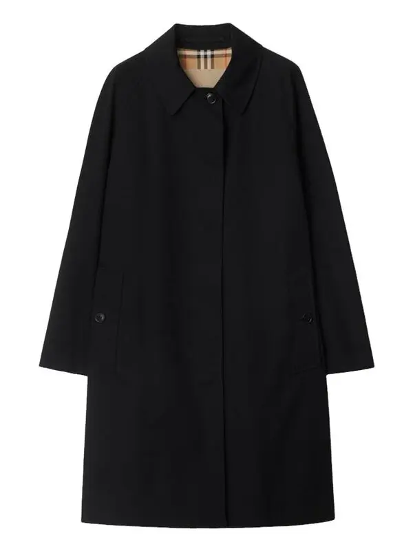 Burberry The Camden Heritage Car Coat - Black
