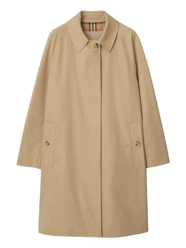 Burberry The Camden Heritage Car Coat - Honey Beige