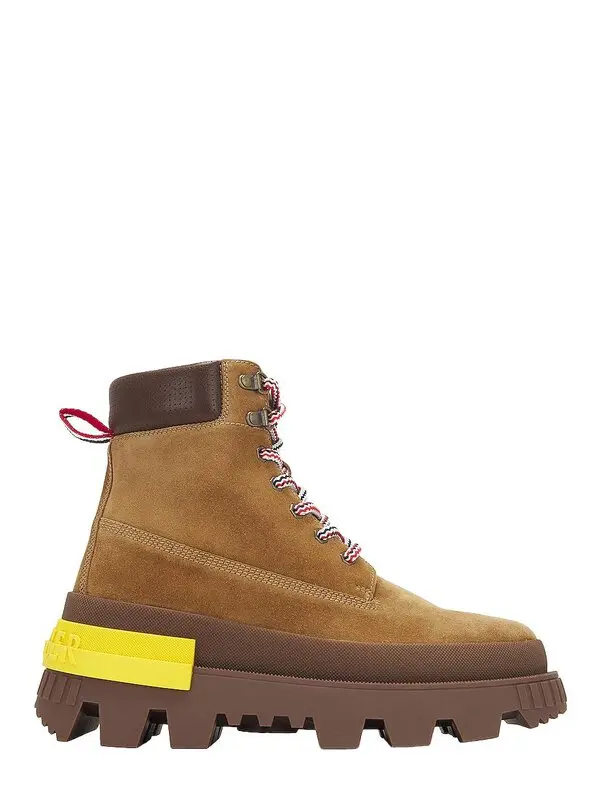 Moncler Mon Corp Ankle Boots - Light Brown