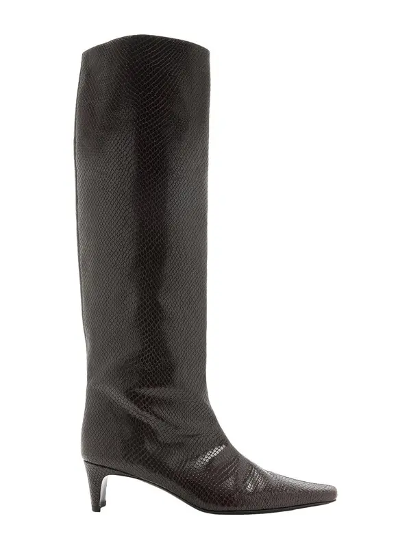 Staud Wally Knee High Boots - Brown