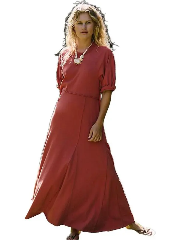 Free People Brentwood Maxi Dress - Rodeo Red