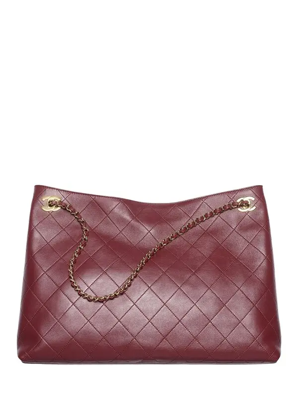 Chanel Shopping Bag - Burgundy