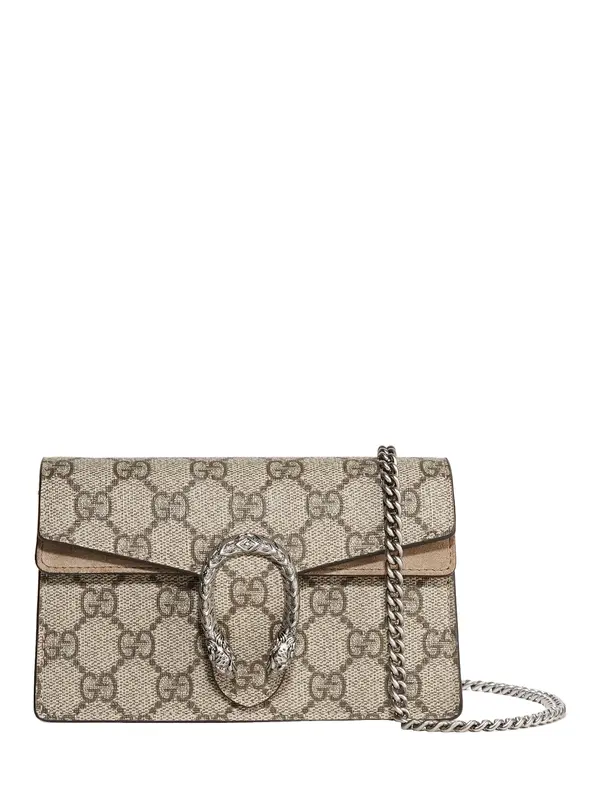 Gucci Dionysus Mini Printed Shoulder Bag - Neutrals