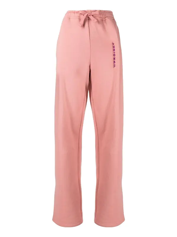 Y/project Logo-embroidered Track Pants - Pink