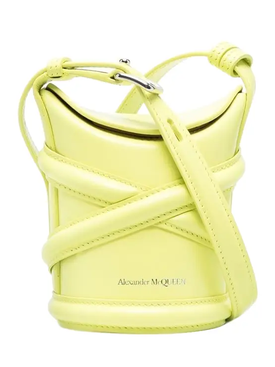 Alexander McQueen The Curve Micro Crossbody Bag - Green