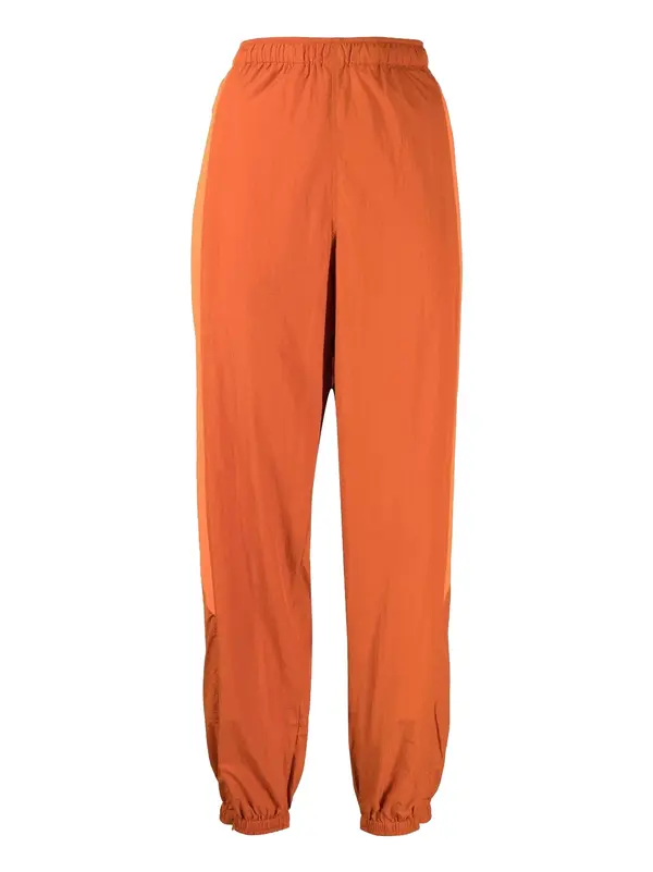 Y3 Contrasting-panel Track Pants - Orange