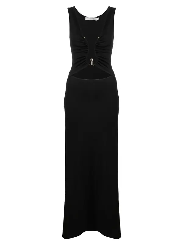 Christopher Esber Polar Orbit Cut-out Maxi Dress - Black