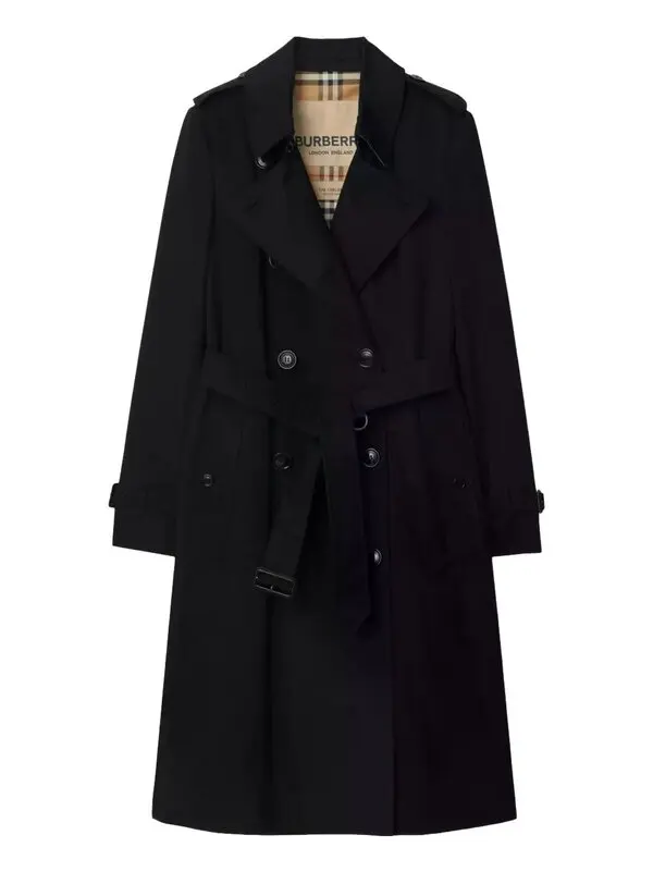 Burberry Chelsea Heritage Trench Coat - Black