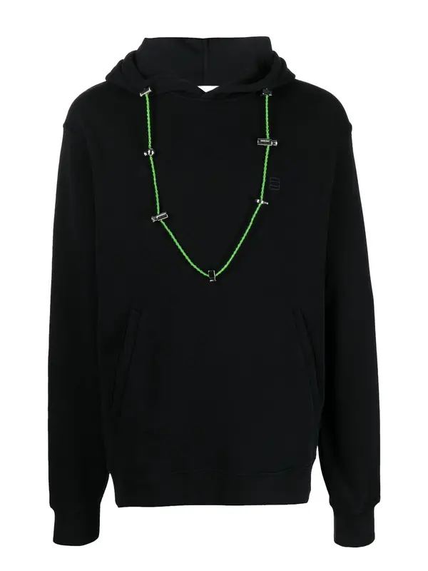 AMBUSH Stoppers Relaxed-fit Hoodie - Black