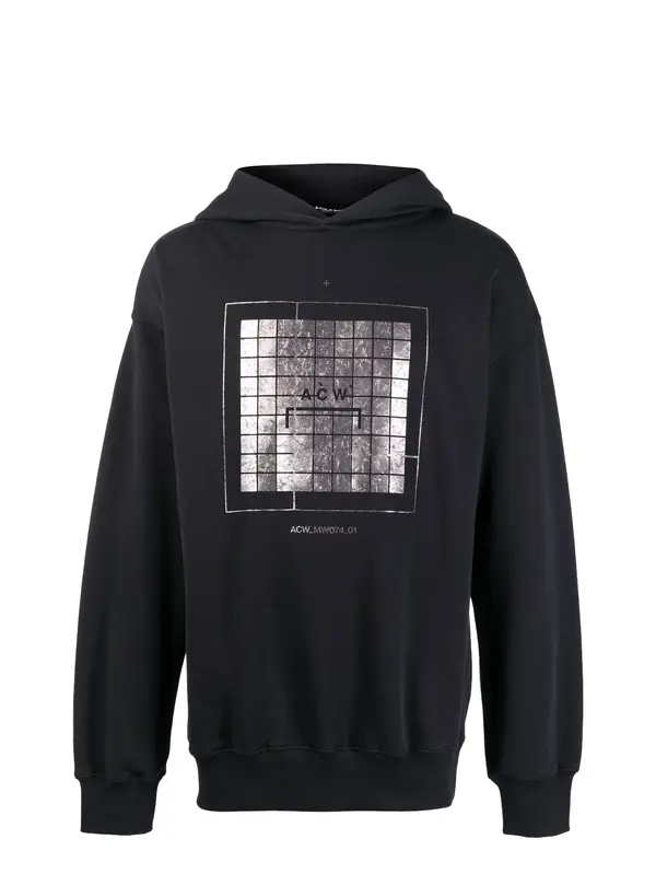 A-COLD-WALL* Graphic Logo-print Hoodie - Black