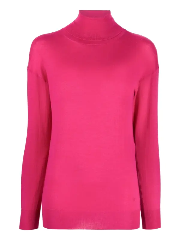 TOM FORD High-neck Fine Knit Top - Pink