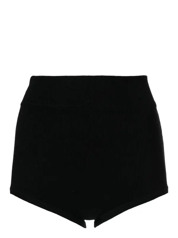 Cashmere In Love Felix Knitted Shorts - Black