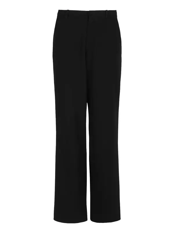 Balmain Tailored Wool Trousers - Black