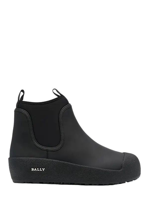 Bally Gadey Flatform Boots - Black