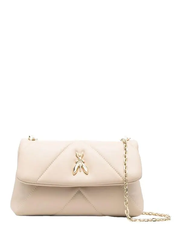 Patrizia Pepe Fly Padded Shoulder Bag - Neutrals