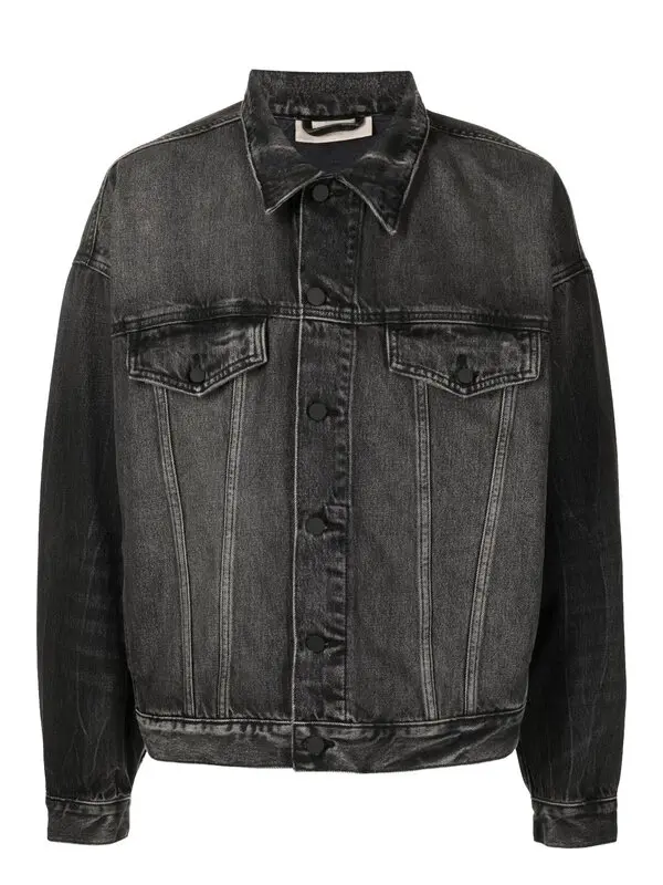 Fear Of God Boxy Denim Jacket - Grey