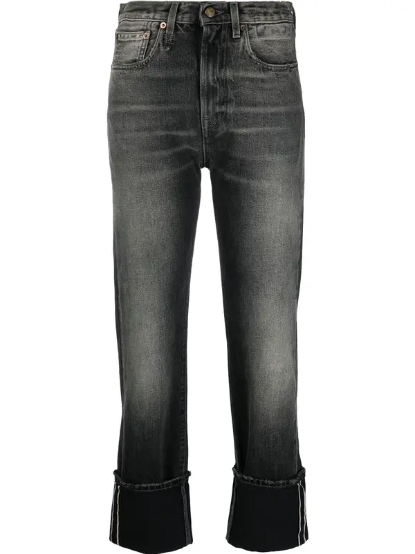R13 Straight-leg Jeans - Black