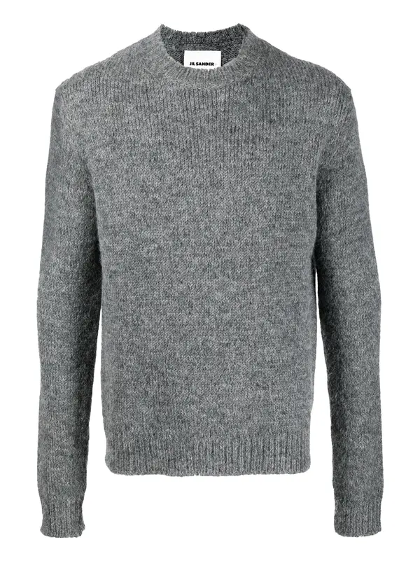 JIL SANDER Crew-neck Jumper - Grey
