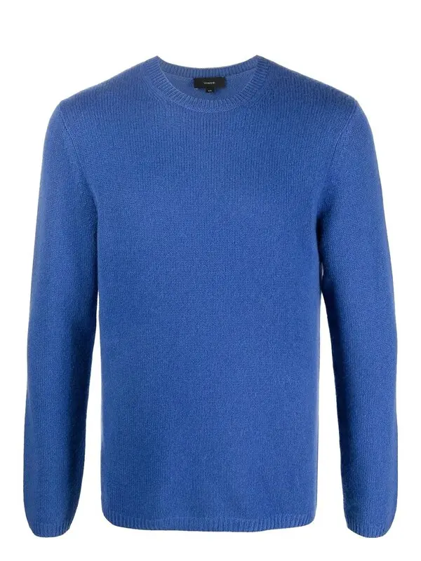 Vince Crew-neck Cashmere Jumper - Blue