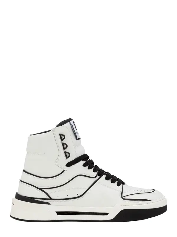 Dolce & Gabbana Roma Leather Sneakers - White
