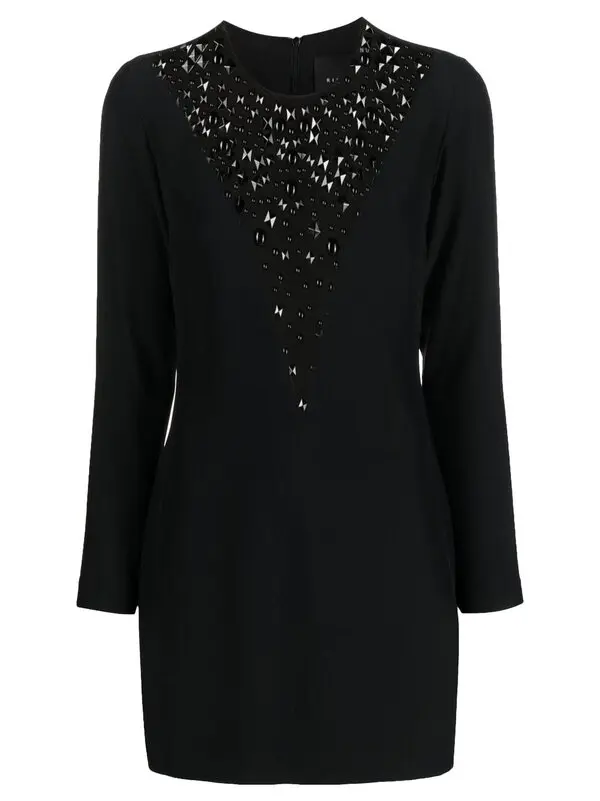 John Richmond Rhinestone-embellished Dress - Black