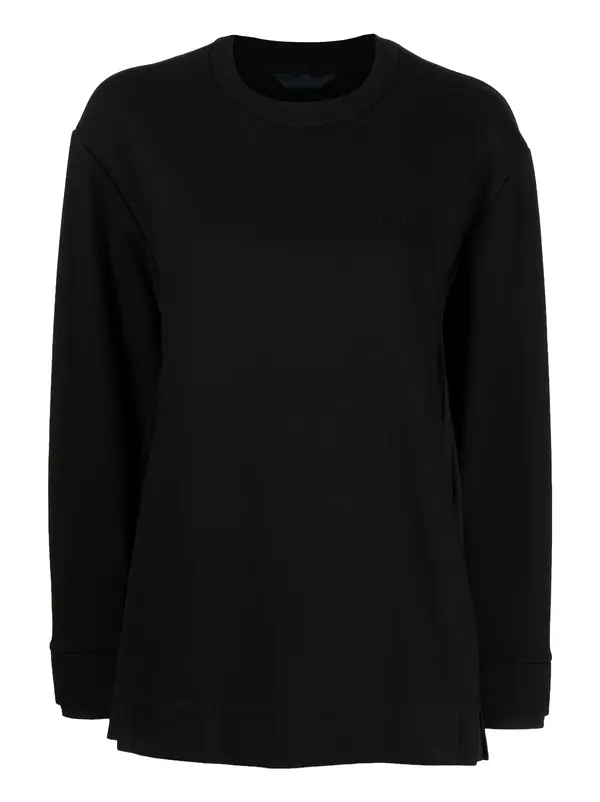 JUUN.J Crew-neck Knitted Jumper - Black
