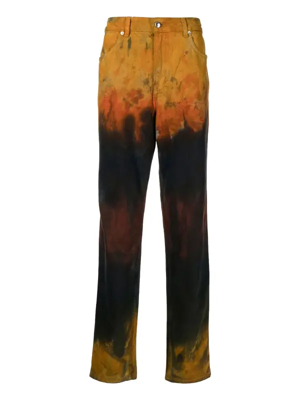 Eckhaus Latta Straight-leg Jeans - Multicolour