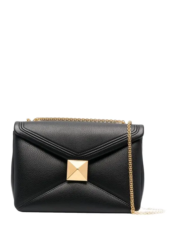 Valentino Garavani Rockstud Quilted Shoulder Bag - Black