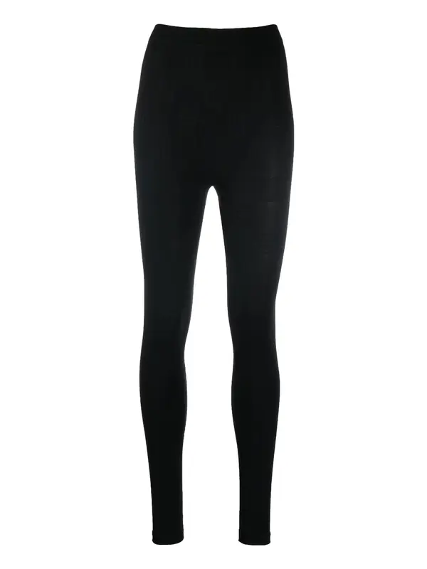 AMBUSH Monogram High-waist Leggings - Black