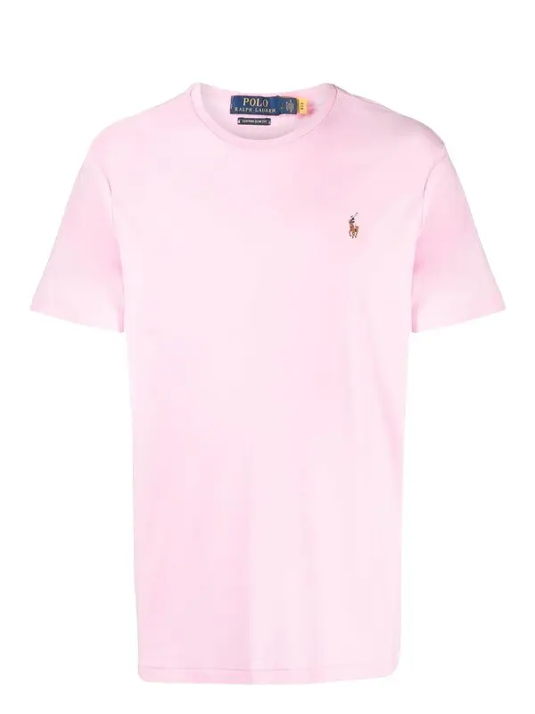 Polo Ralph Lauren Logo-print Short-sleeved T-shirt - Pink