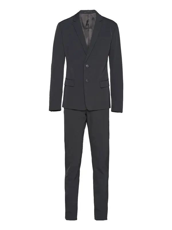 Prada Single-breasted Suit - Black