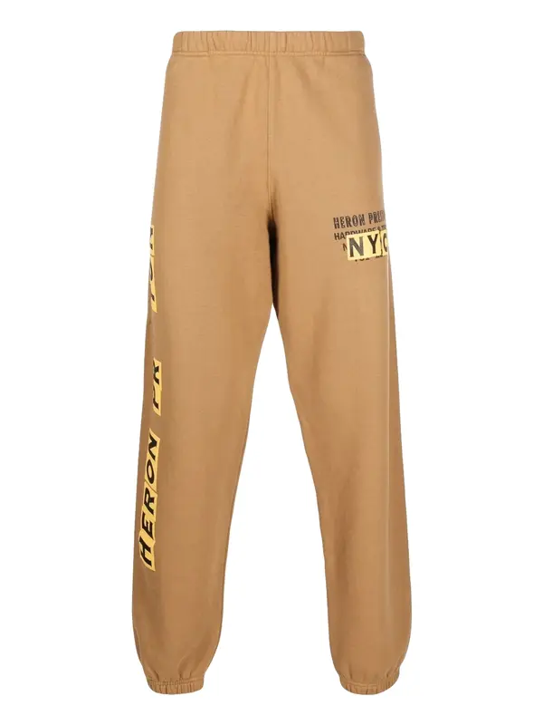 Heron Preston Logo-print Track Pants - Brown