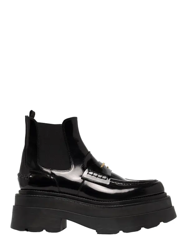 Alexander Wang Logo-plaque Boots - Black