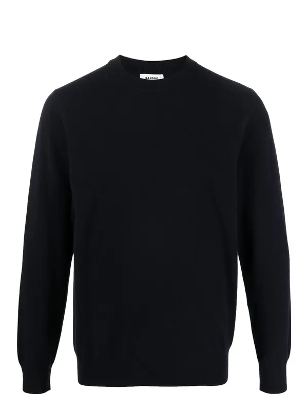 Sandro Fine-knit Jumper - Blue