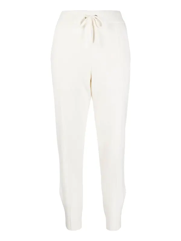 Pringle Of Scotland Fine-knit Track Pants - White