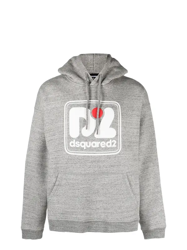 Dsquared2 Logo-print Hoodie - Grey