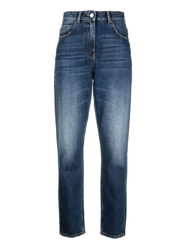 IRO PARIS Light-wash Fitted Jeans - Blue