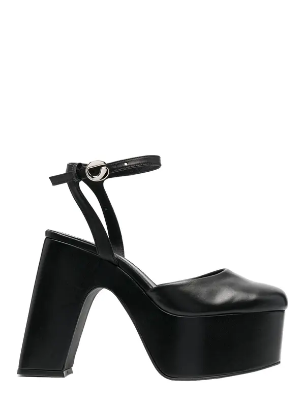 Coperni Bridge Platform Pumps - Black