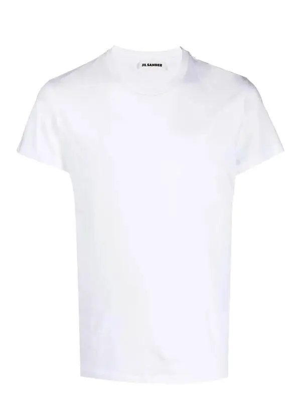 JIL SANDER Crew-neck Cotton T-shirt - White