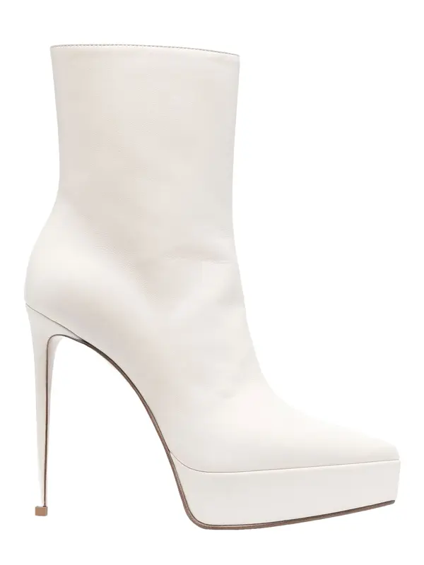 LE SILLA 150mm Heeled Pointed Boots - Neutrals