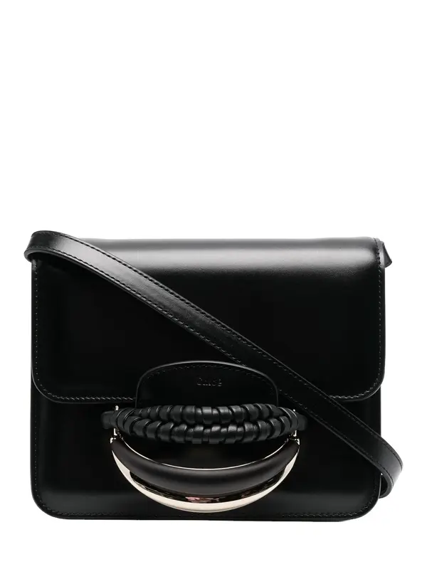 Chloé Kattie Leather Cross Body Bag - Black