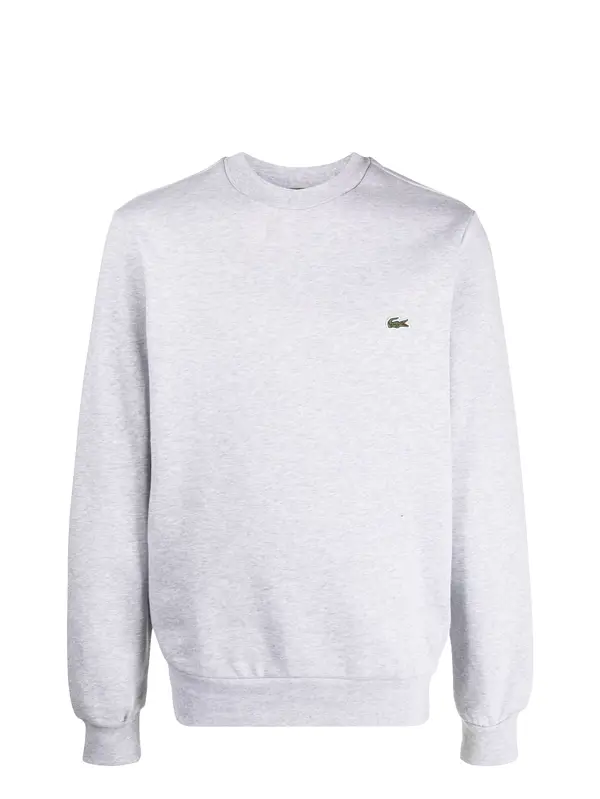 Lacoste Crew Neck Fleece Jumper - Grey