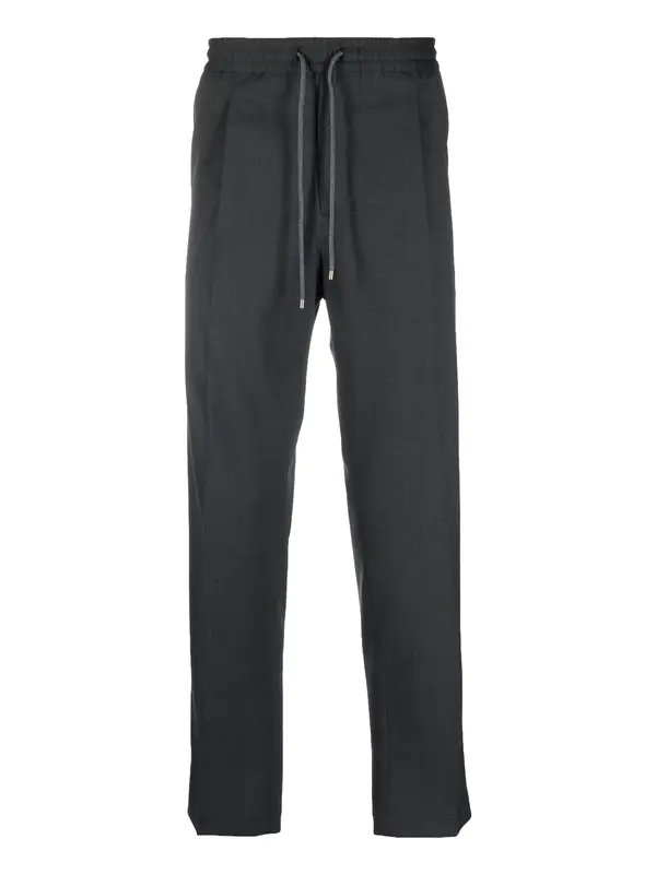 BRIGLIA 1949 Wimbledon Drawstring-waist Trousers - Grey