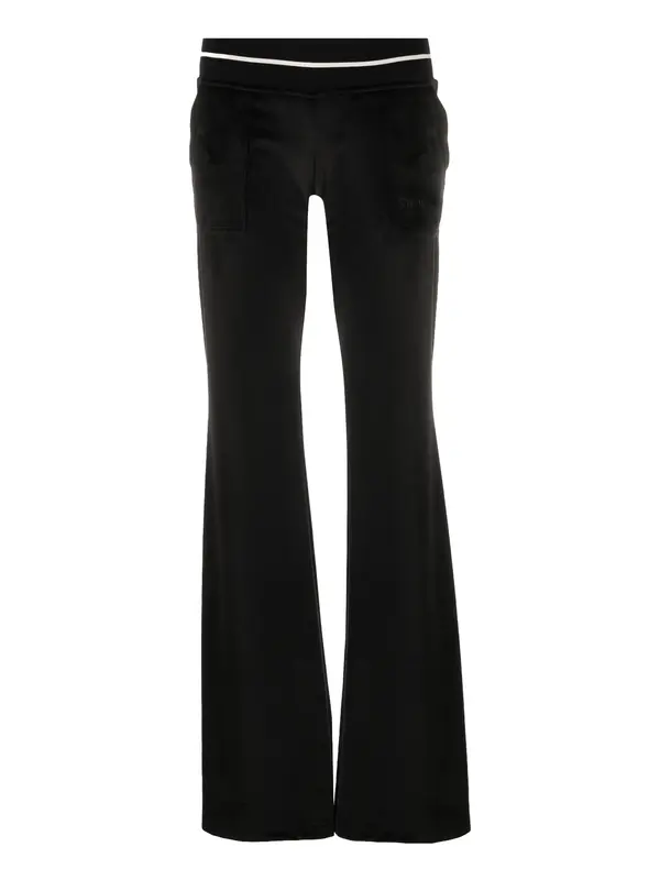 Palm Angels Stripe-trim Track Pants - Black